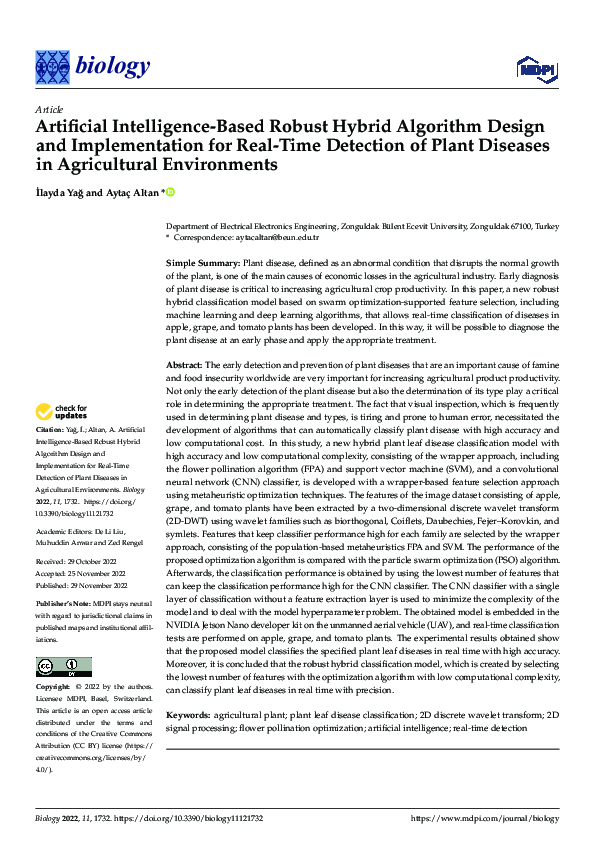 (PDF) Artificial Intelligence-Based Robust Hybrid Algorithm Design and Implementation for Real ...