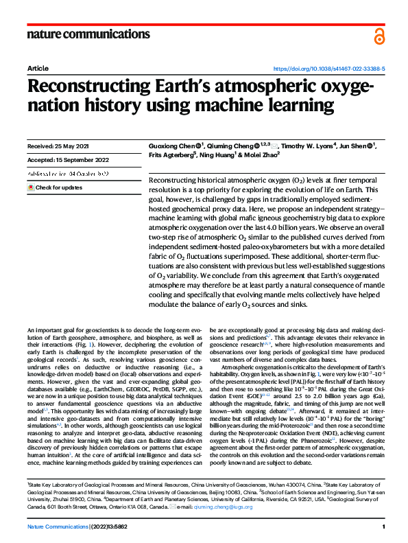 (PDF) Reconstructing Earth’s atmospheric oxygenation history using ...