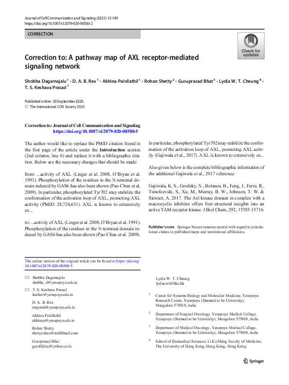 (PDF) Correction to: A pathway map of AXL receptor-mediated signaling ...