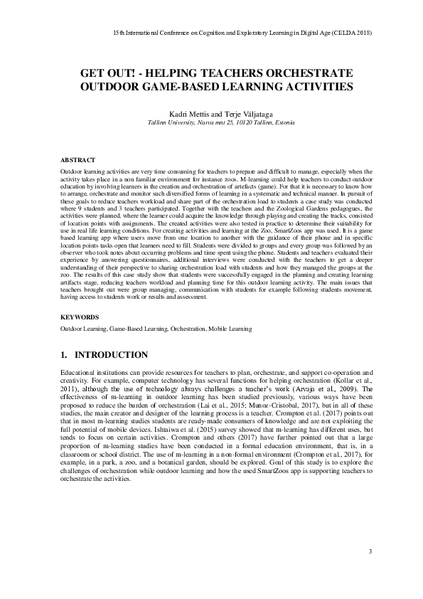 (PDF) Get Out!-Helping Teachers Orchestrate Outdoor Game-Based Learning ...
