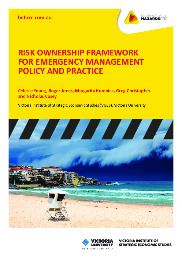 (PDF) Risk Ownership Framework for Emergency Management Policy and Practice
