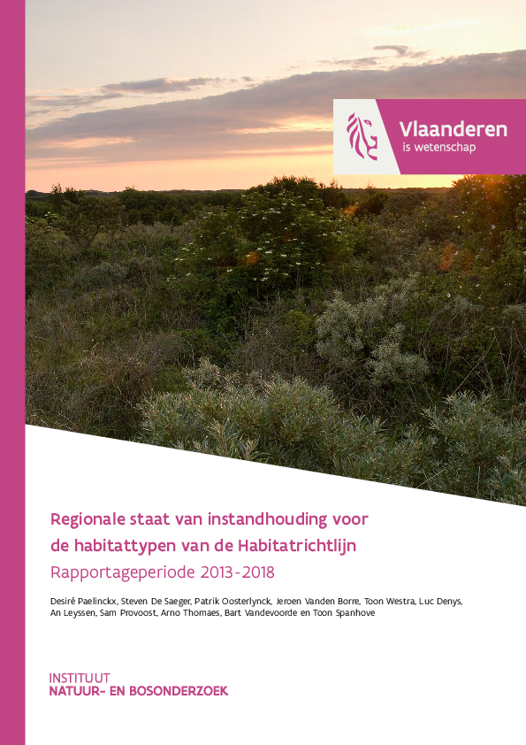 (PDF) Regionale staat van instandhouding voor de habitattypen van de ...