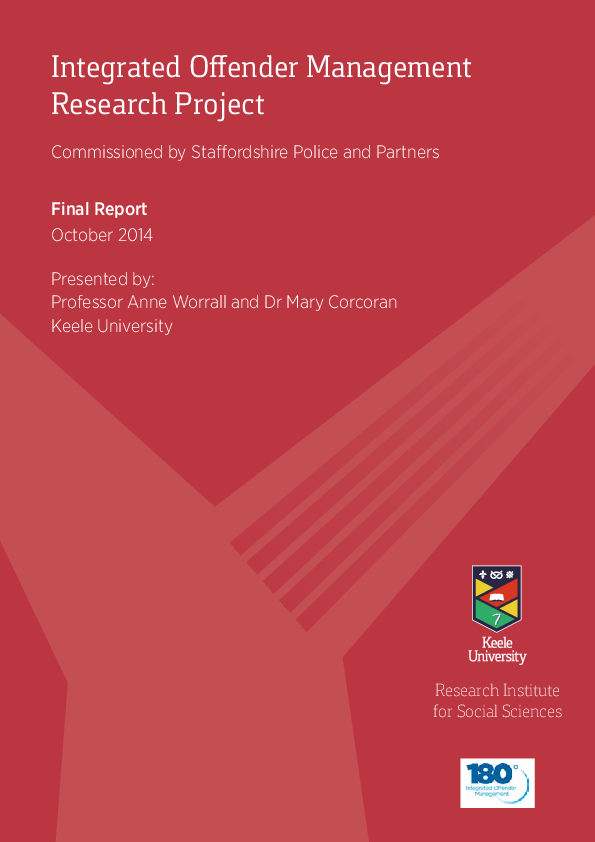 (PDF) Integrated Offender Management Research Project: Commissioned by Staffordshire Police and ...