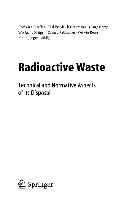 (PDF) Radioactive Waste
