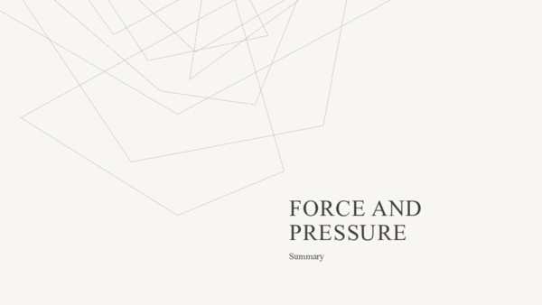 (PPT) Force And Pressure ppt by deepti