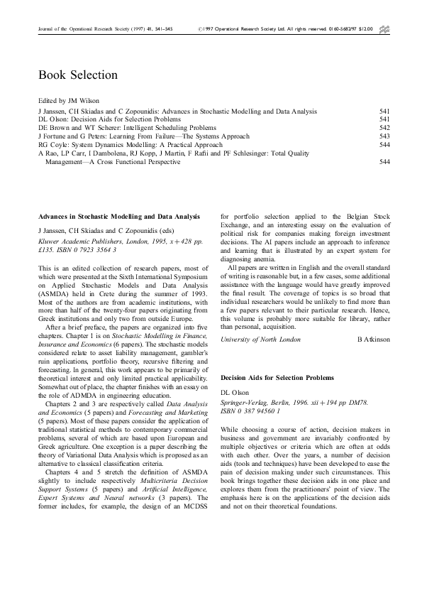 Pdf System Dynamics Modelling A Practical Approach