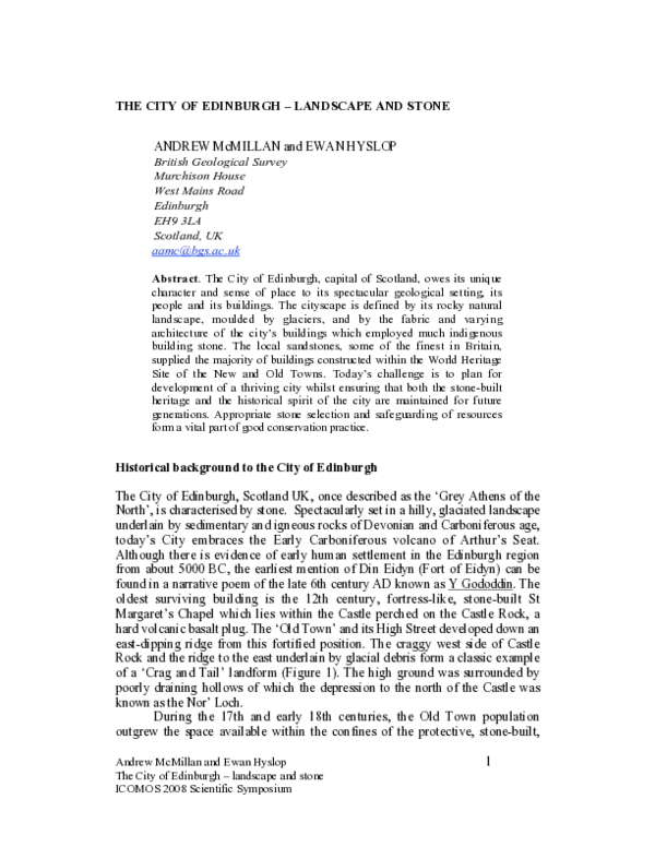 (PDF) Edinburgh