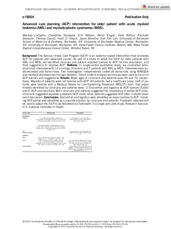 (PDF) Advanced care planning (ACP) intervention for older patient with ...