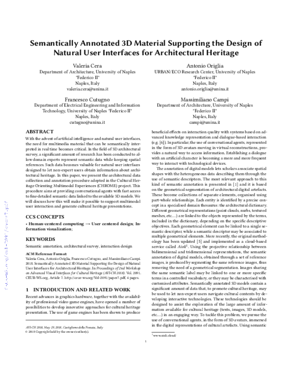 (PDF) Semantically Annotated 3D Material Supporting the Design of Natural User Interfaces for ...