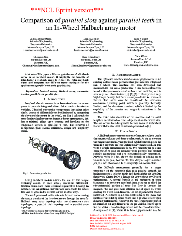 (PDF) Comparison of Parallel Slots Against Parallel Teeth in an In ...