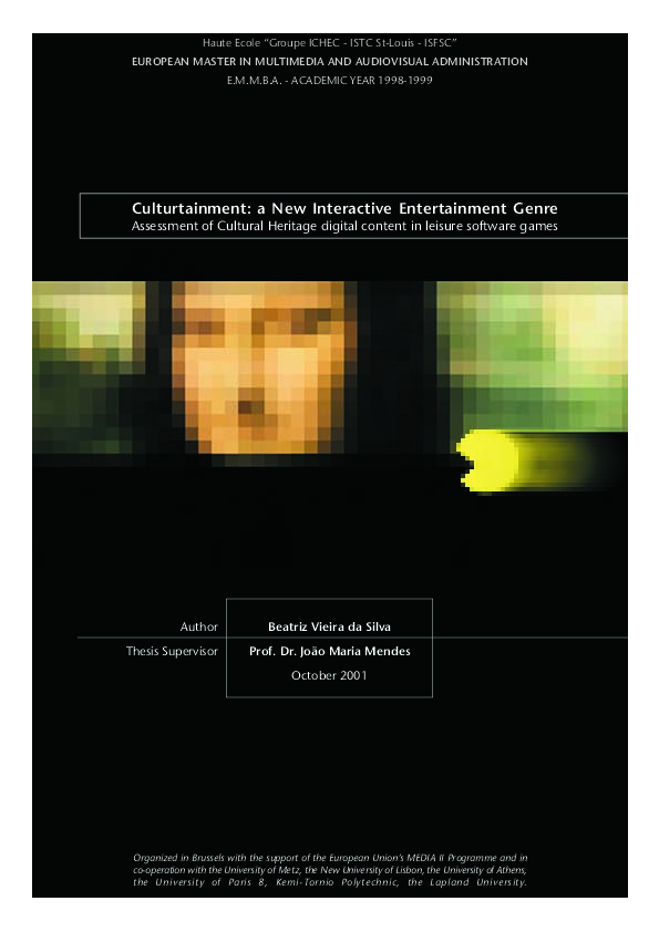 (PDF) Haute Ecole “Groupe ICHEC- ISTC St-Louis- ISFSC” EUROPEAN MASTER ...