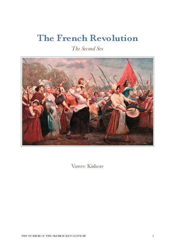 (PDF) Women of the French Revolution