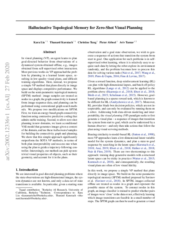(PDF) Hallucinative Topological Memory for Zero-Shot Visual Planning