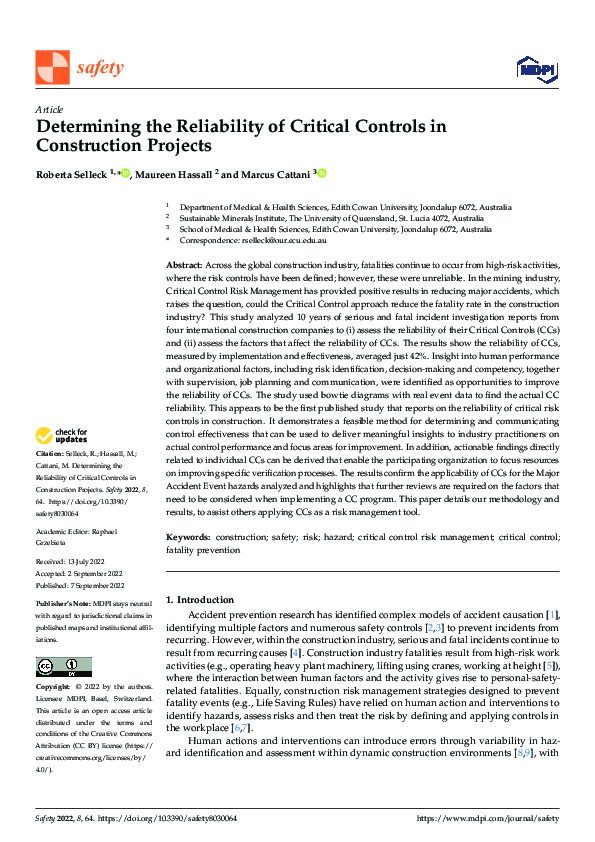 (PDF) Determining the Effectiveness of Critical Controls in ...