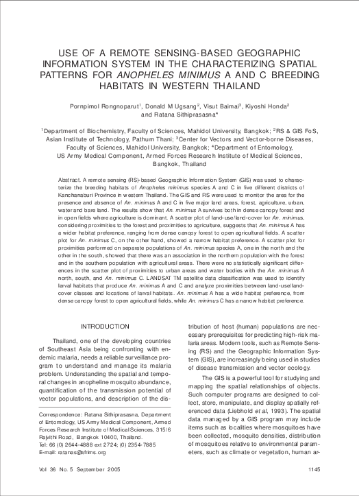 (PDF) Use of a remote sensing-based geographic information system in the characterizing spatial ...