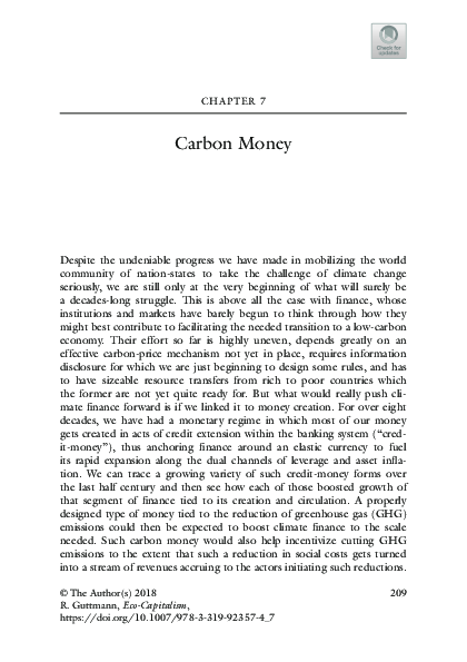 (PDF) Carbon Money | Robert Guttmann - Academia.edu