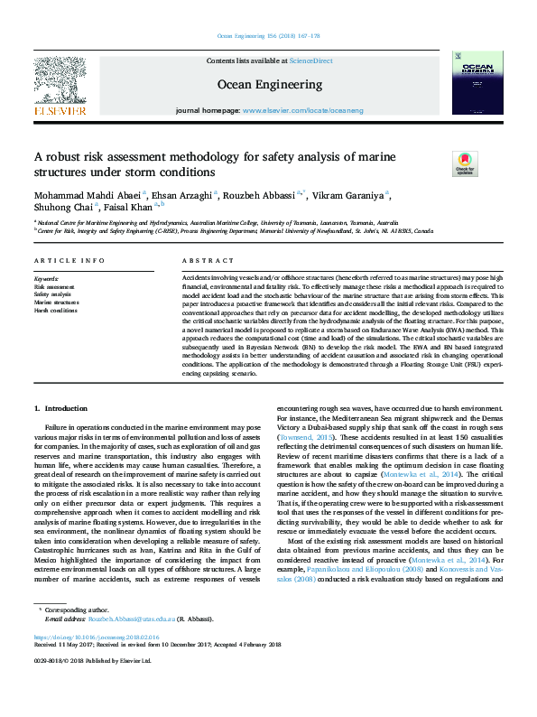 (PDF) A robust risk assessment methodology for safety analysis of ...