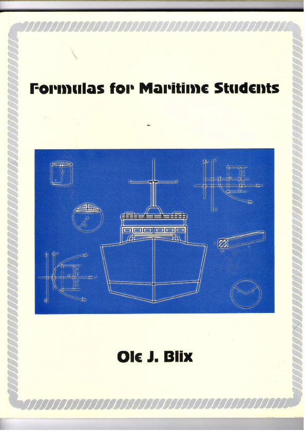 (PDF) Formulas for Maritime Students
