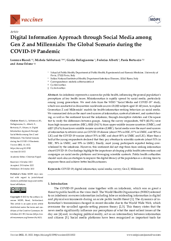 (PDF) Digital Information Approach through Social Media among Gen Z and ...