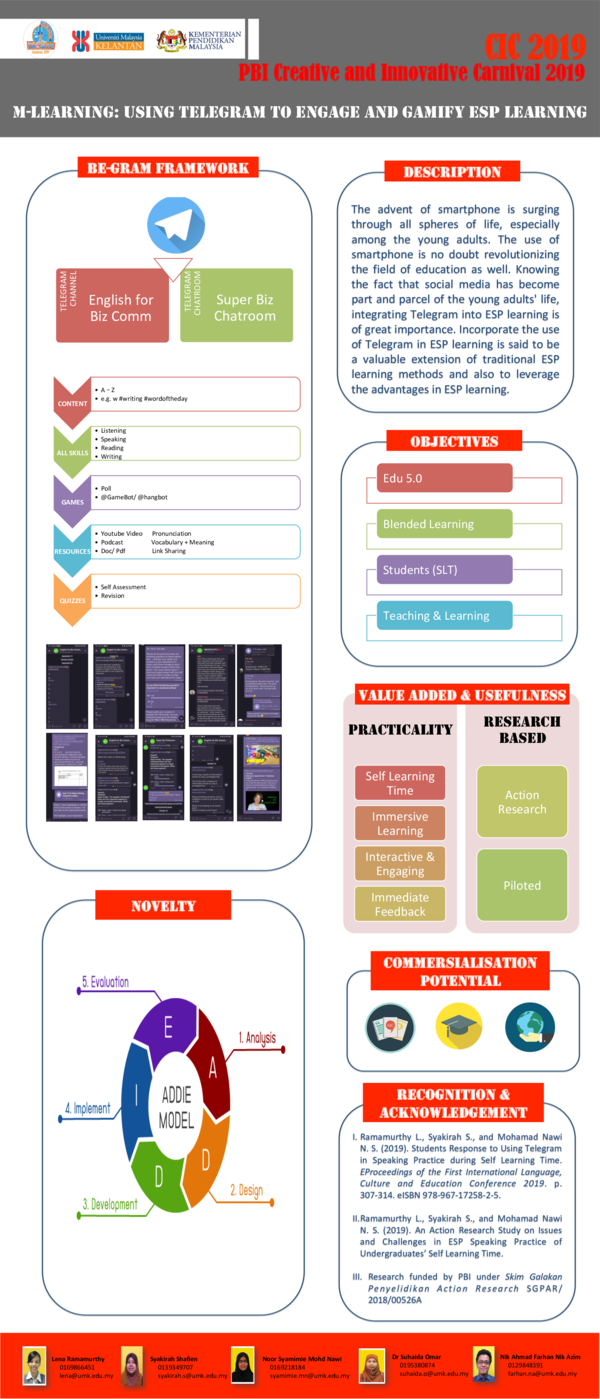 (PDF) M-Learning: Using Telegram To Engage And Gamify Esp Learning