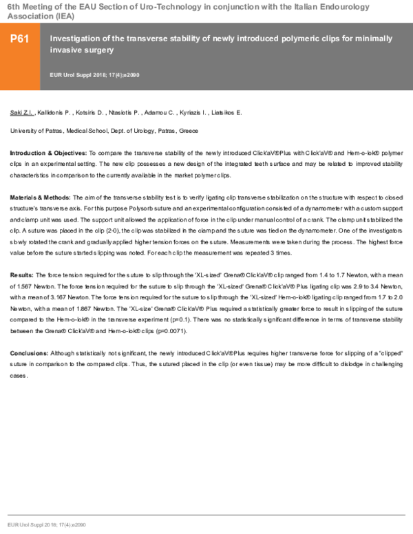 (PDF) Investigation of the transverse stability of newly introduced ...