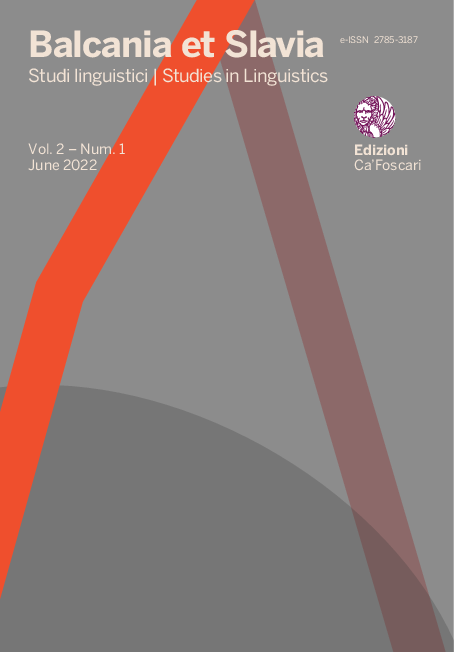 (PDF) "Balcania et Slavia" | Vol. 2 | Issue 1 | June 2022