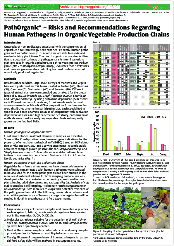 (PDF) PathOrganic–Risks and Recommendations Regarding Human Pathogens ...