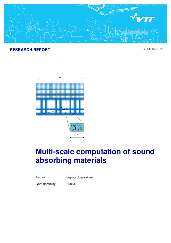 (PDF) Multi-scale computation of sound absorbing materials (PDF) Multi-scale computation of sound absorbing materials
