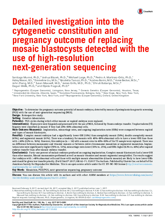 (PDF) Detailed investigation into the cytogenetic constitution and ...