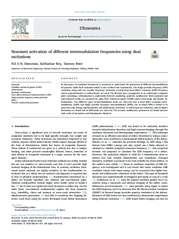 (PDF) Resonant activation of different intermodulation frequencies ...