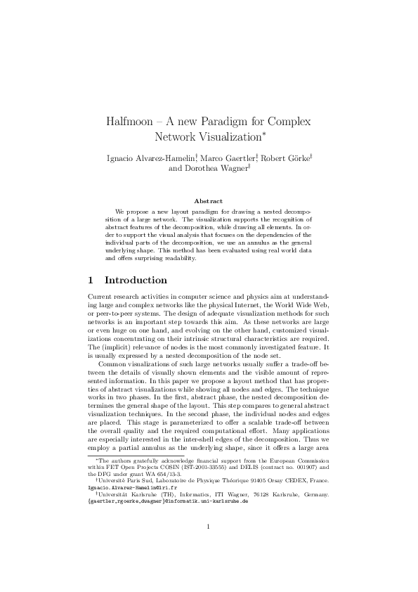 (PDF) A new paradigm for complex network visualization