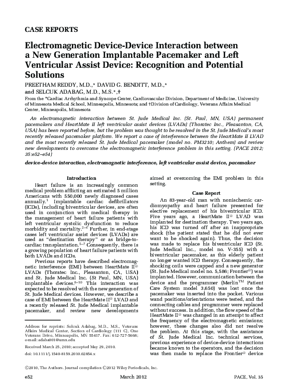 Electromagnetic Device-Device Interaction between a New Generation ...