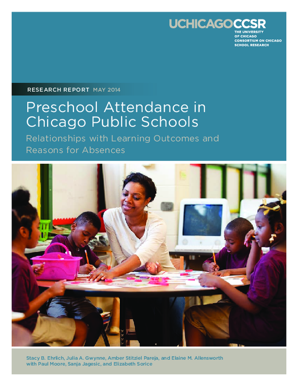 (PDF) Preschool Attendance in Chicago Public Schools: Relationships ...