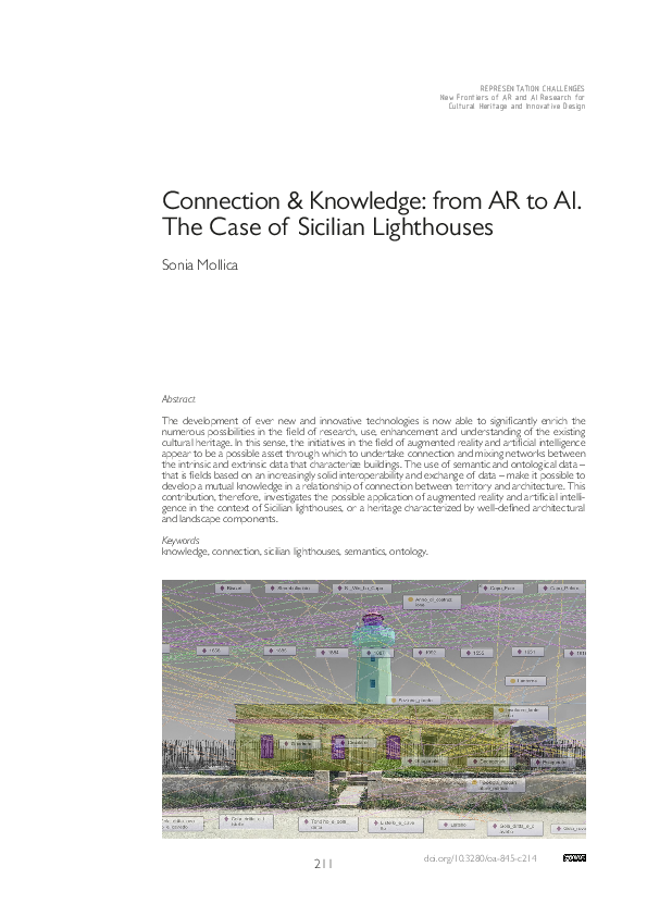 (PDF) Connection & Knowledge: from AR to AI. The Case of Sicilian Lighthouses