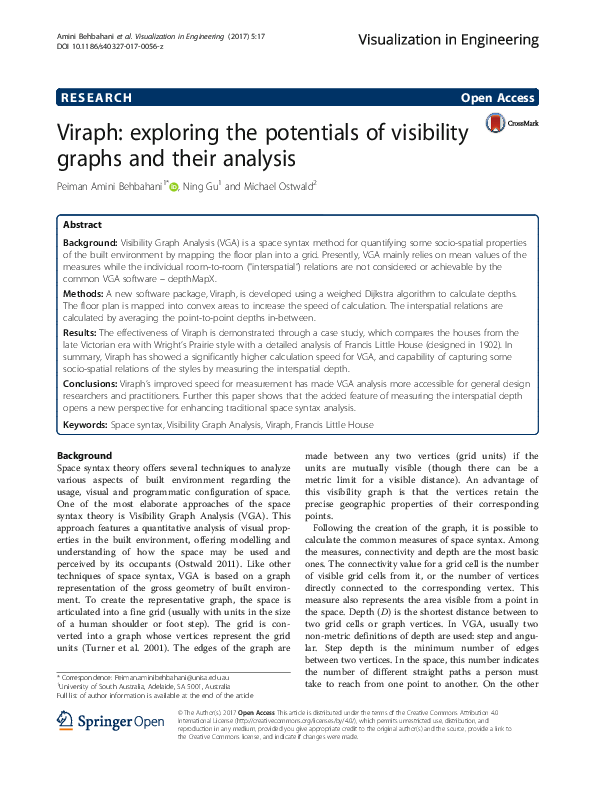 (PDF) Viraph: exploring the potentials of visibility graphs and their analysis