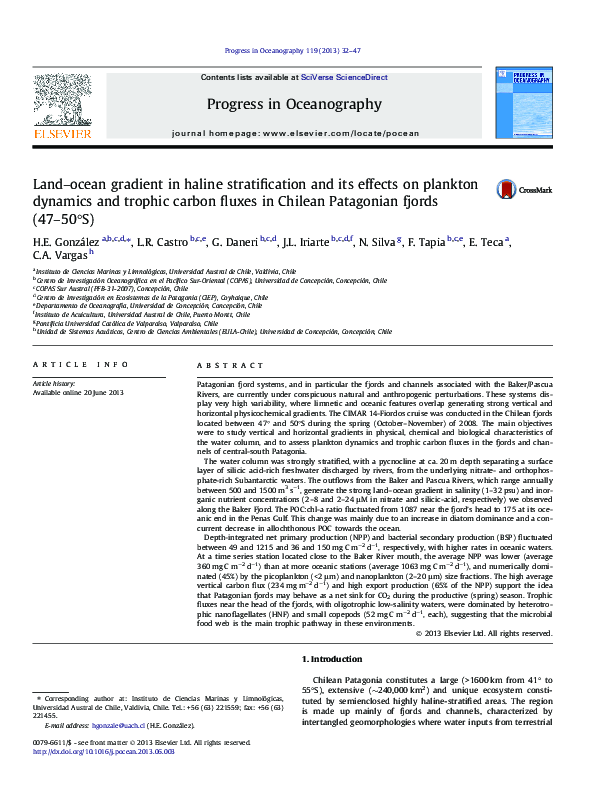 (PDF) Land–ocean gradient in haline stratification and its effects on ...