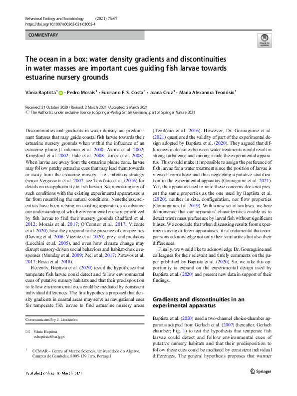 (PDF) The ocean in a box: water density gradients and discontinuities ...