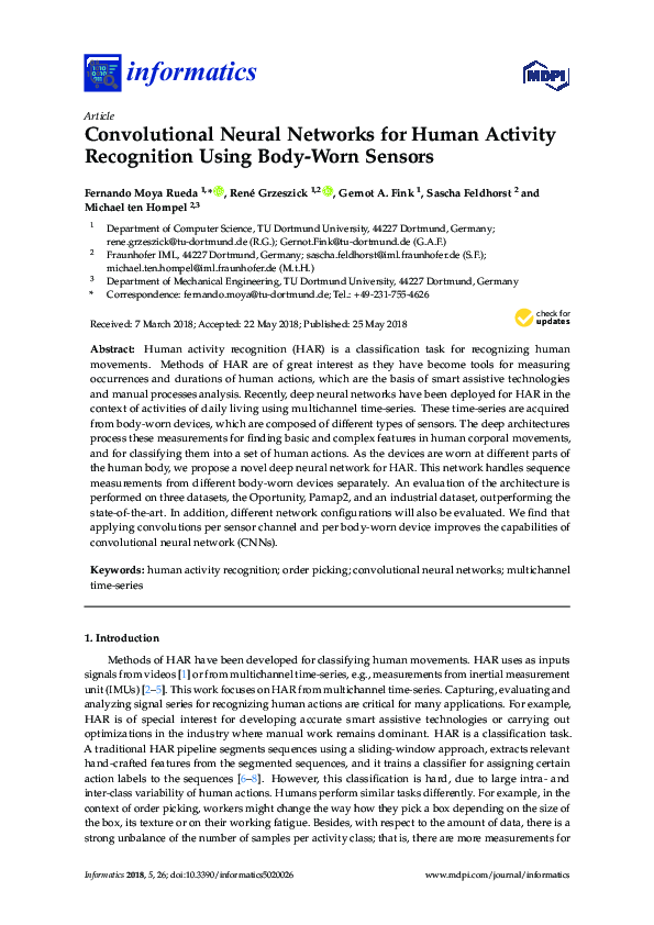 (PDF) Convolutional Neural Networks for Human Activity Recognition using Mobile Sensors | Le ...