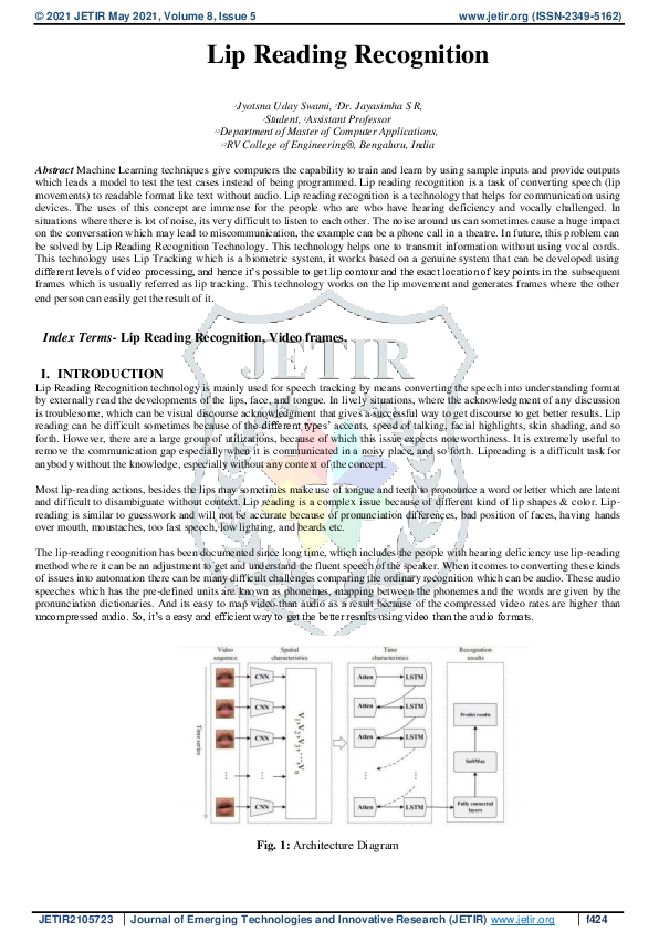 (PDF) Lip Reading Recognition | Uday Swami - Academia.edu