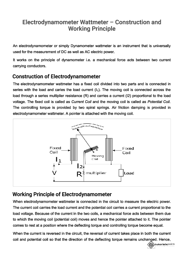 (PDF) ELECTRICAL MEASUREMENTS