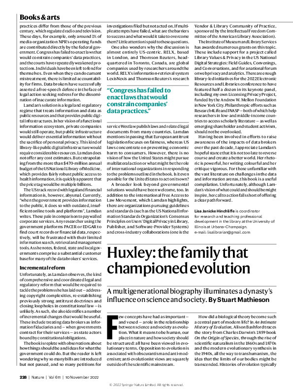 (PDF) Huxley: the family that championed evolution | Stuart Mathieson ...