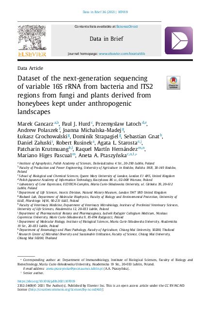 (PDF) Dataset of the next-generation sequencing of variable 16S rRNA ...