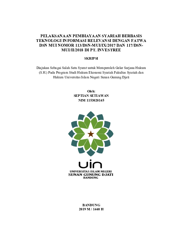 (PDF) Pelaksanaan pembiayaan Syariah berbasis teknologi informasi ...