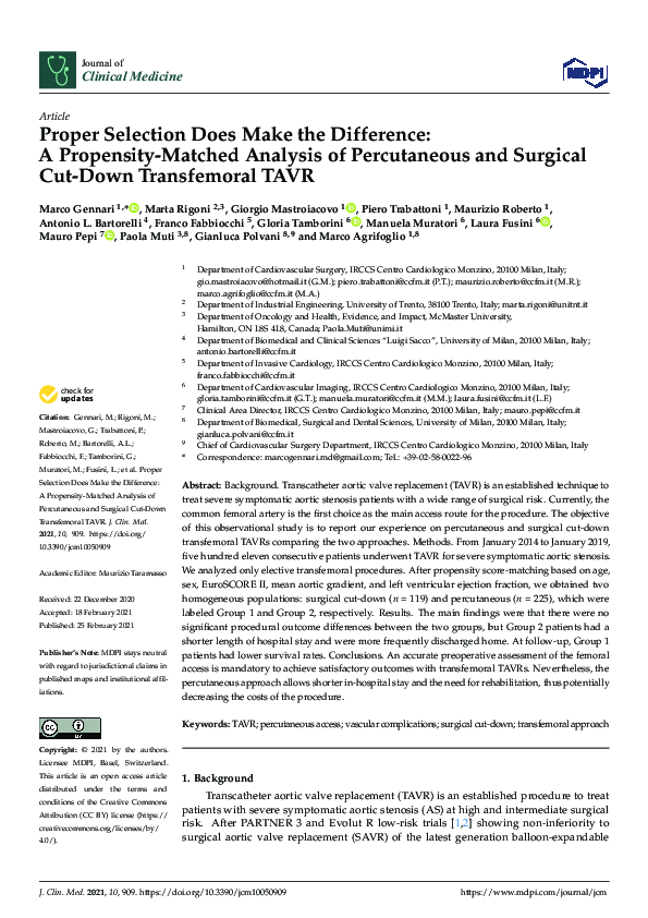 (PDF) Proper Selection Does Make the Difference: A Propensity-Matched ...