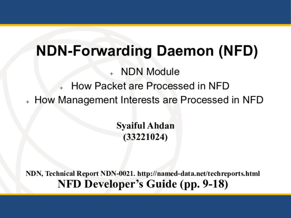 (PDF) NFD Developer Introduction