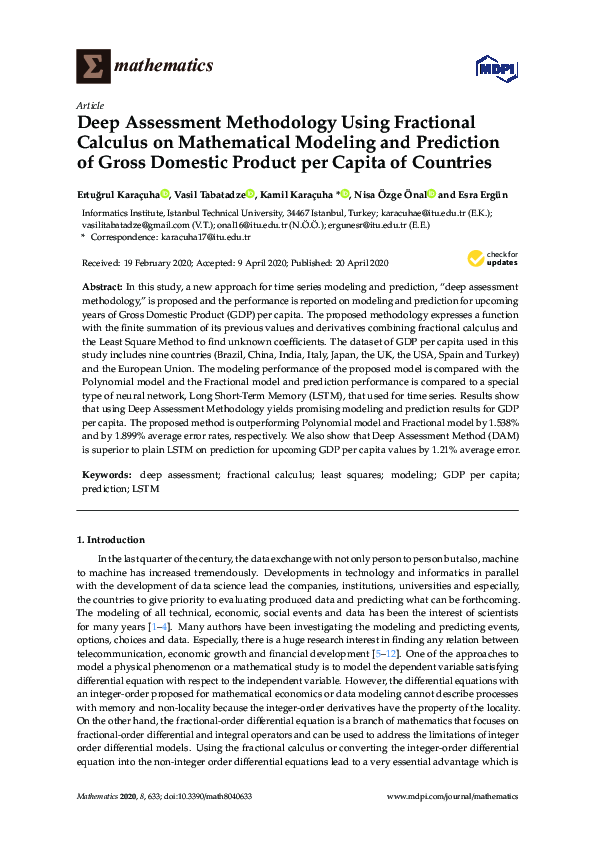 (PDF) Deep Assessment Methodology Using Fractional Calculus on ...