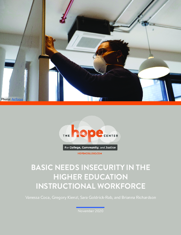 (PDF) Basic Needs Insecurity Among Faculty and Staff