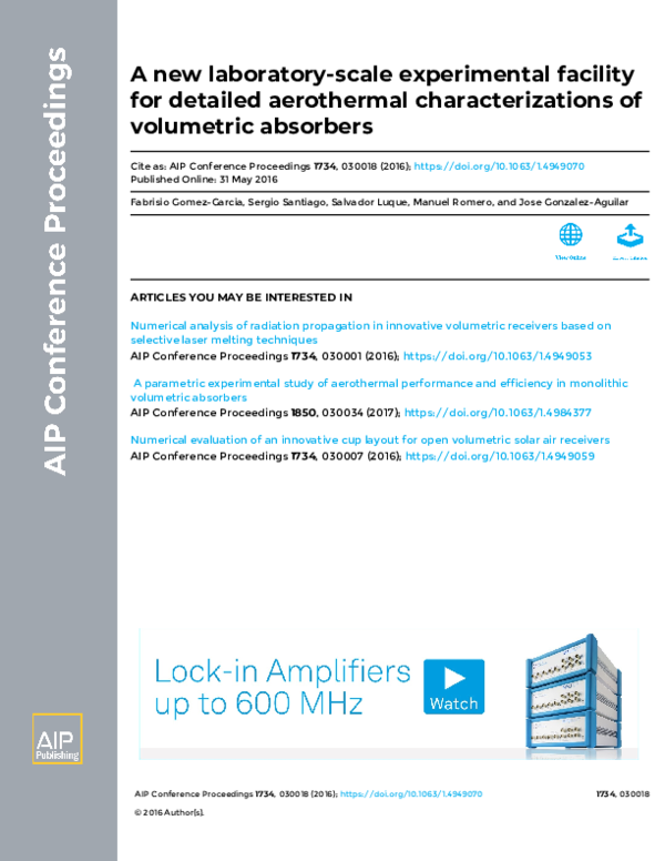 (PDF) A new laboratory-scale experimental facility for detailed ...