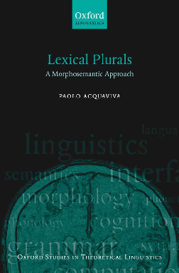 (PDF) Lexical plurals: a morphosemantic approach