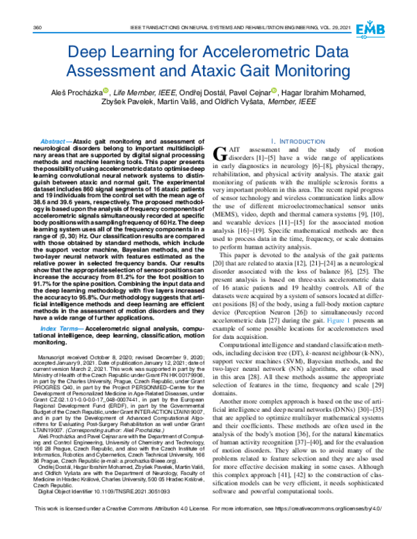 (PDF) Deep Learning for Accelerometric Data Assessment and Ataxic Gait ...